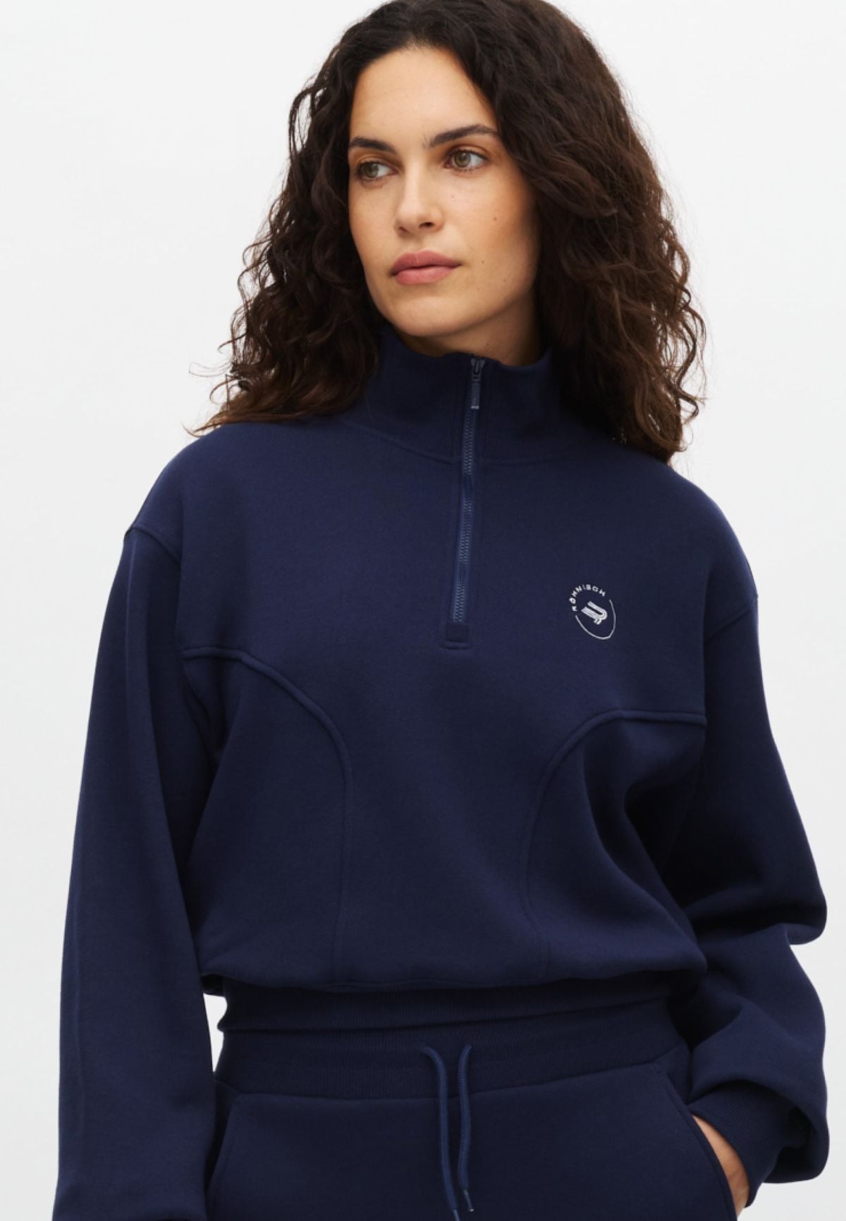 Base Sweat Half Zip - half zip jumper women - Röhnisch | Röhnisch