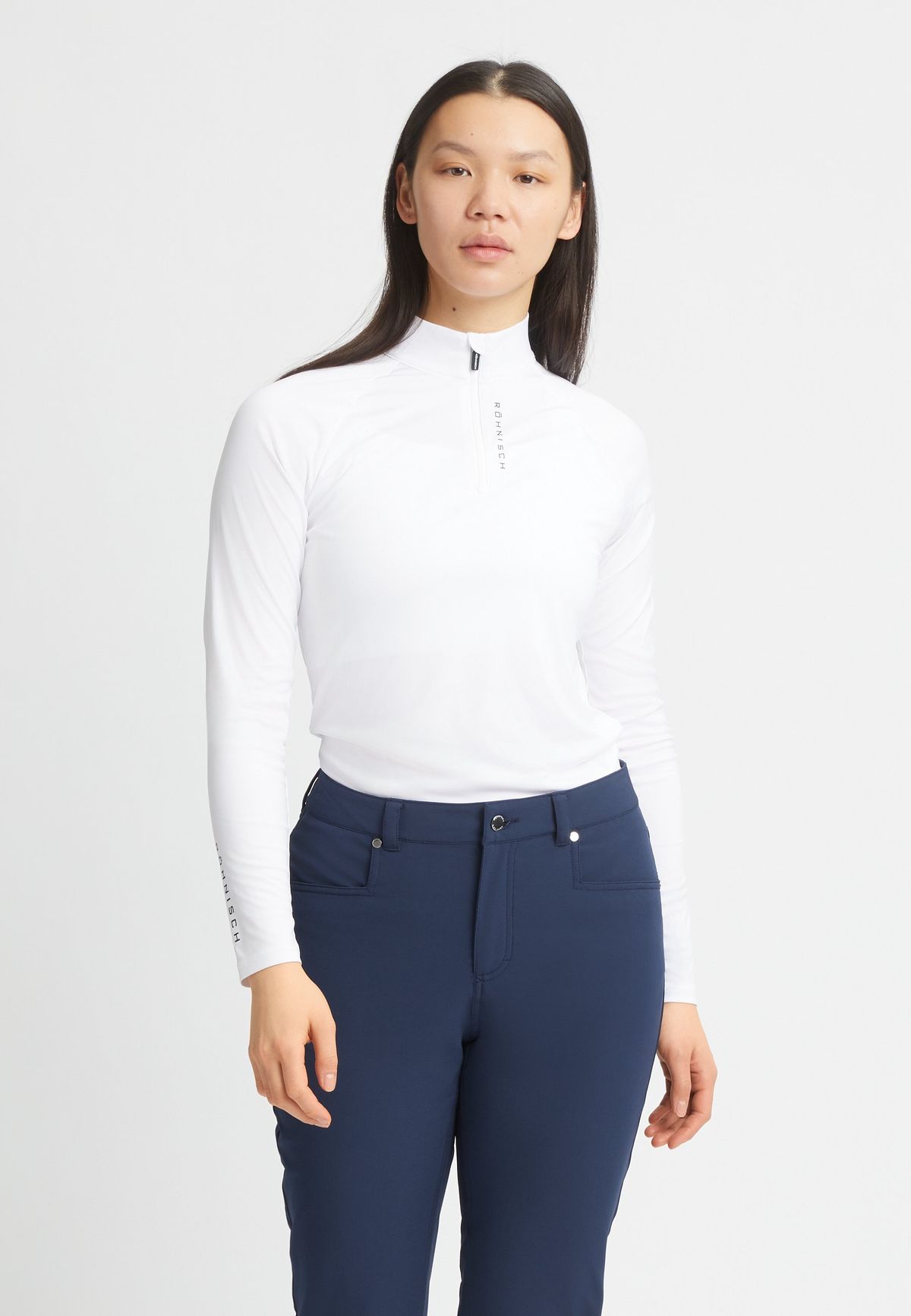 Addy Long Sleeve – Long-sleeved golf shirt in recycled material | Röhnisch